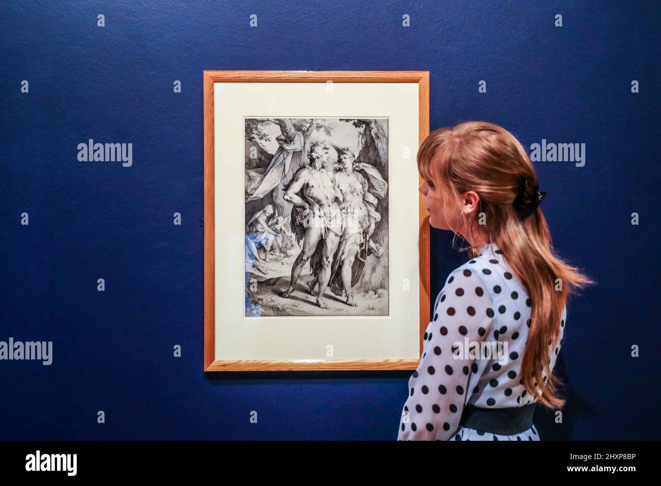 London UK 14 March 2022 Jam Harmenz.Muller (1571-1628) after Bartholome ...