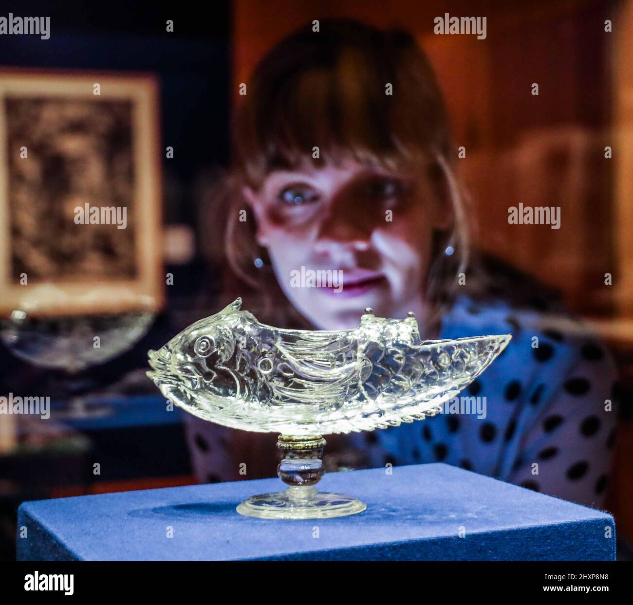 London UK 14 March 2022 Rudolf ii and the Durer renaissance, Fish bowl ...