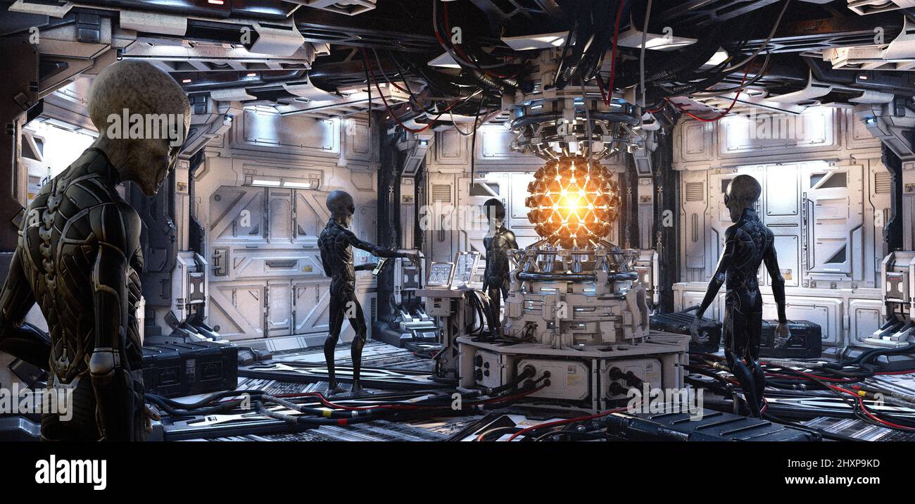 Ship alien hi-res stock photography and images - Alamy