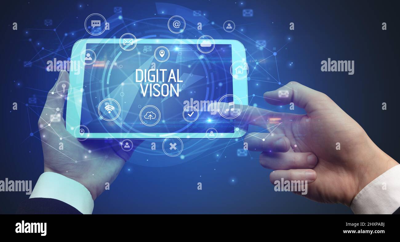 Close-up of a tablet with inscription Stock Photo - Alamy