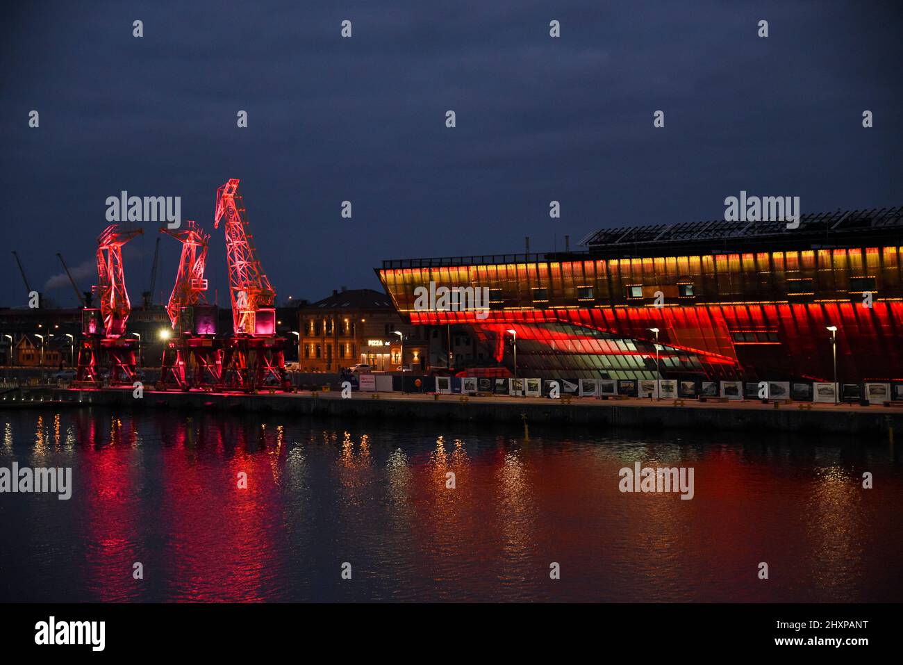 Szczecin, Poland, March 6 2022: Maritime science center in Szczecin on ...