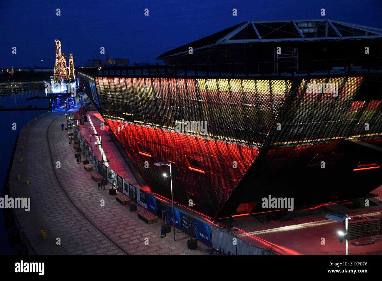 Szczecin, Poland, March 6 2022: Maritime science center in Szczecin on ...