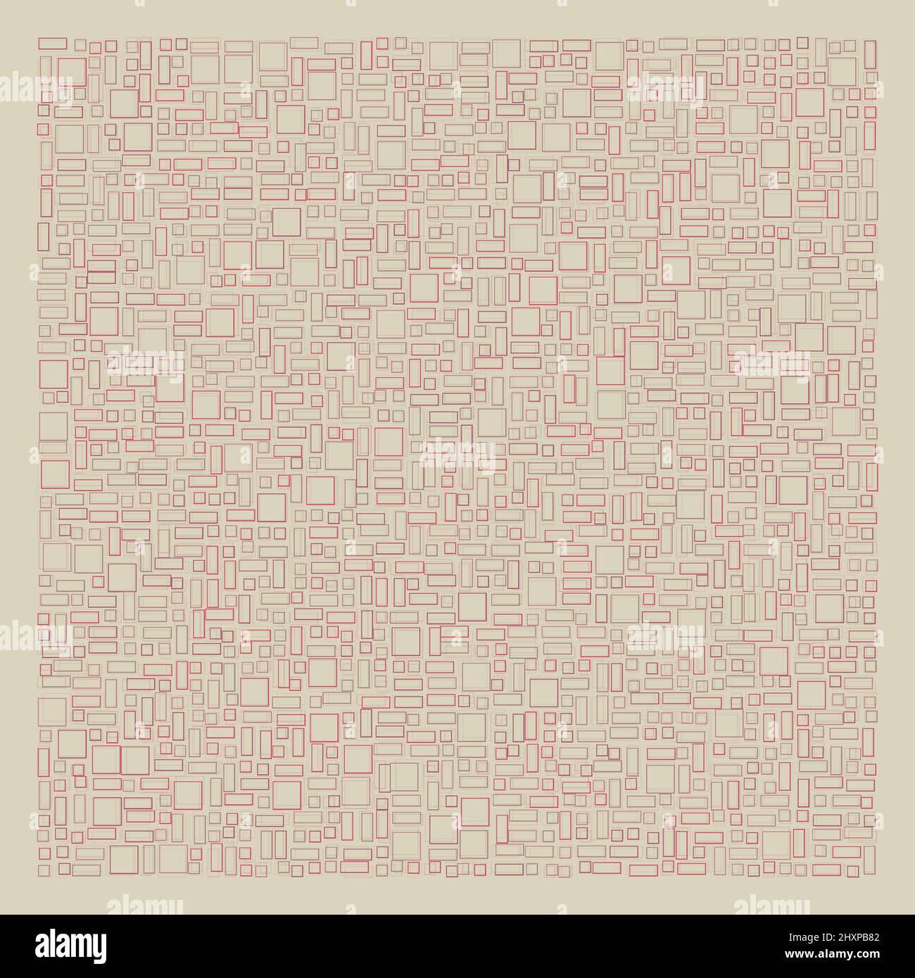 Abstract Offset Quads generative art background art illustration Stock ...