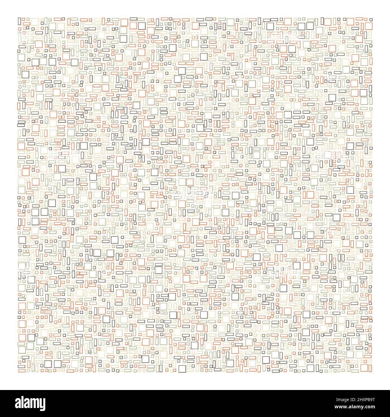 Abstract Offset Quads generative art background art illustration Stock ...