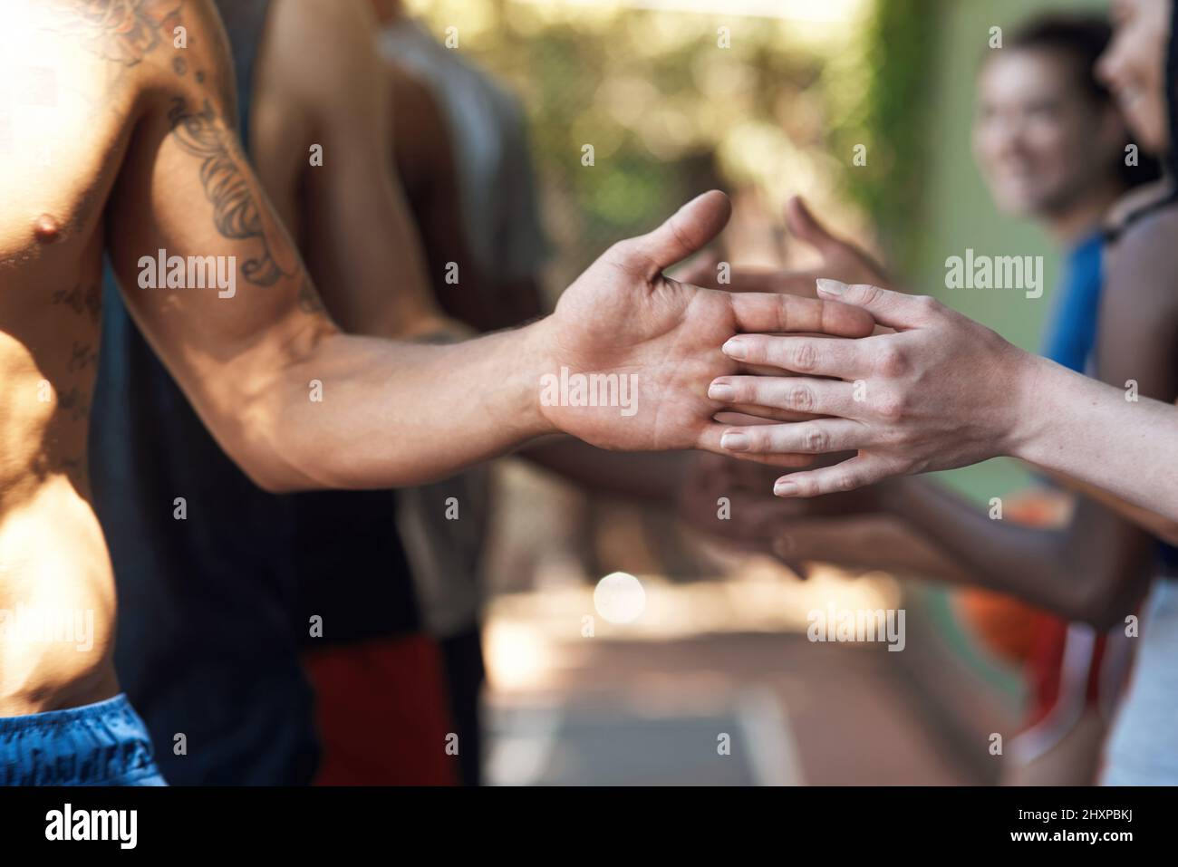 Good sportsmanship hi-res stock photography and images - Alamy