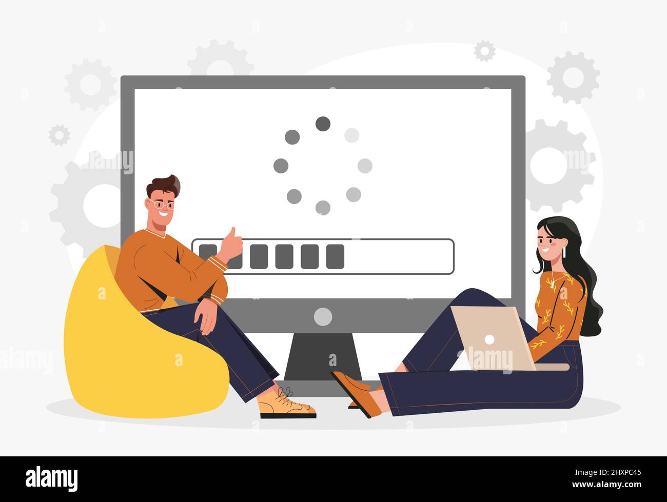 Update system concept Stock Vector Image & Art - Alamy