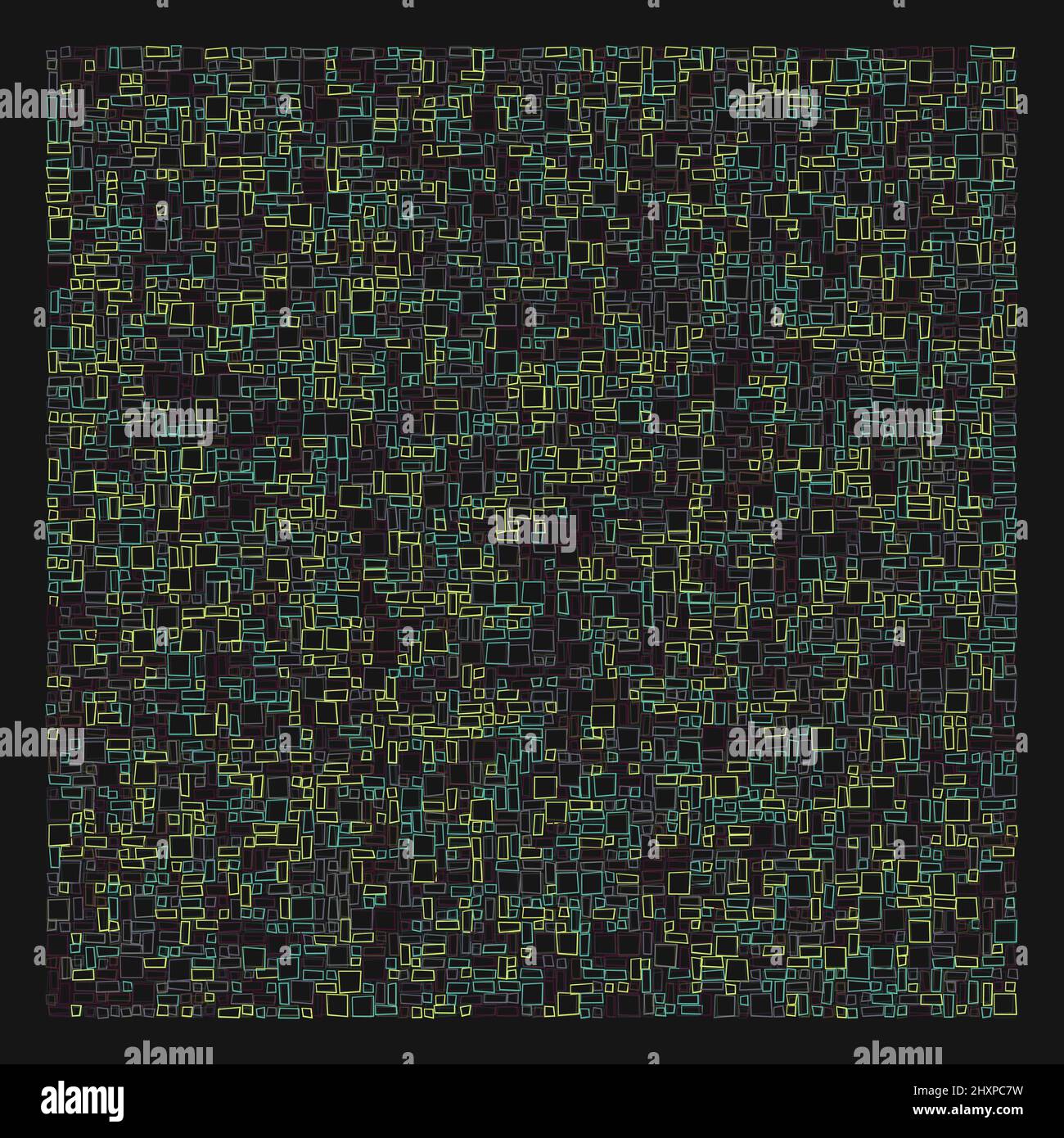 Abstract Offset Quads generative art background art illustration Stock ...