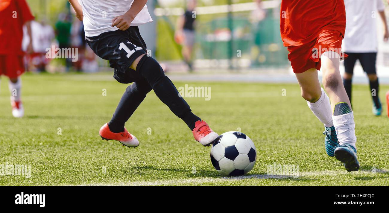 Ball kick moment hi-res stock photography and images - Alamy