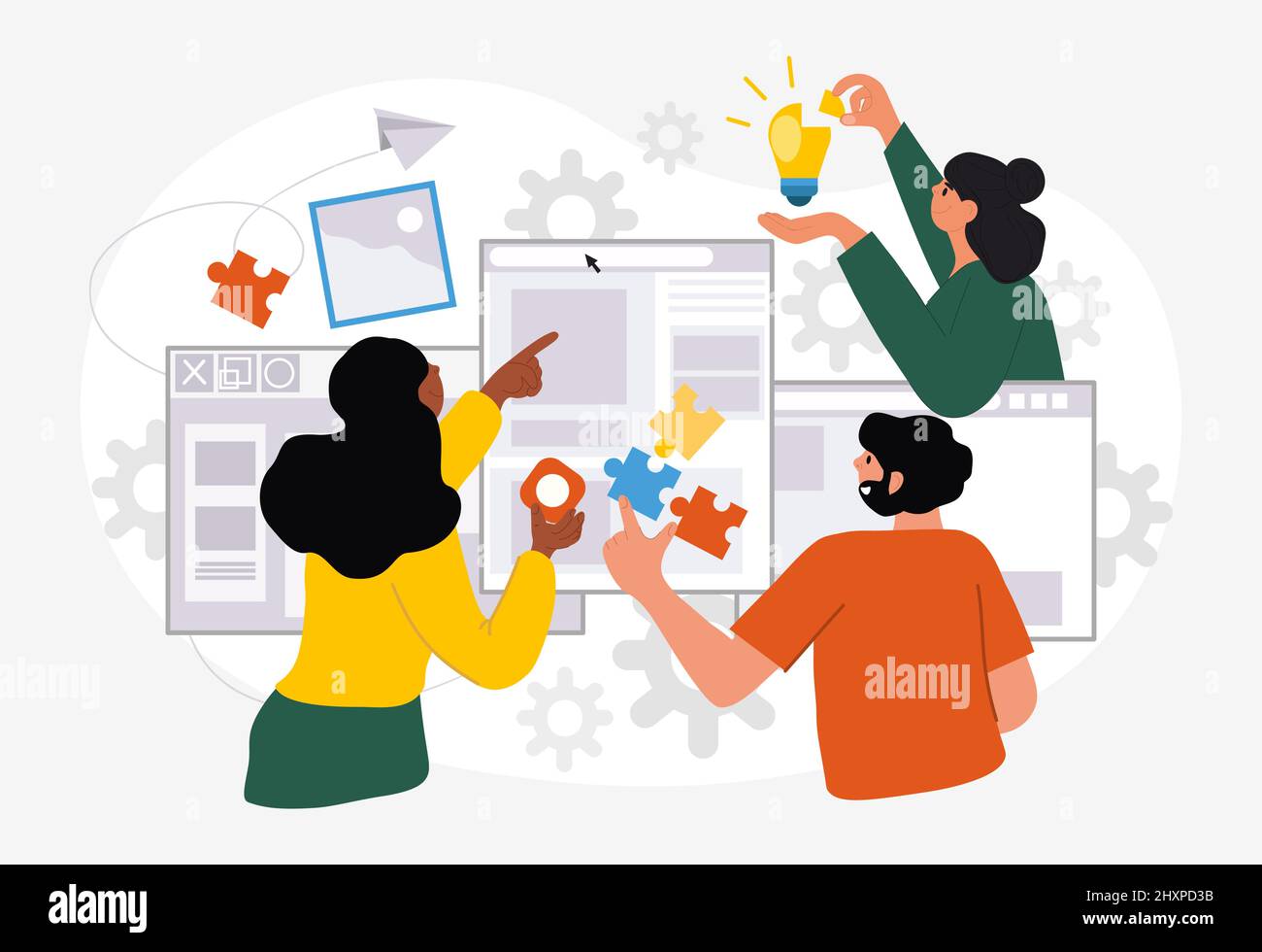 UI UX design concept of creating application Stock Vector Image & Art ... UI UX design concept of creating application Stock Vector Image & Art ...
