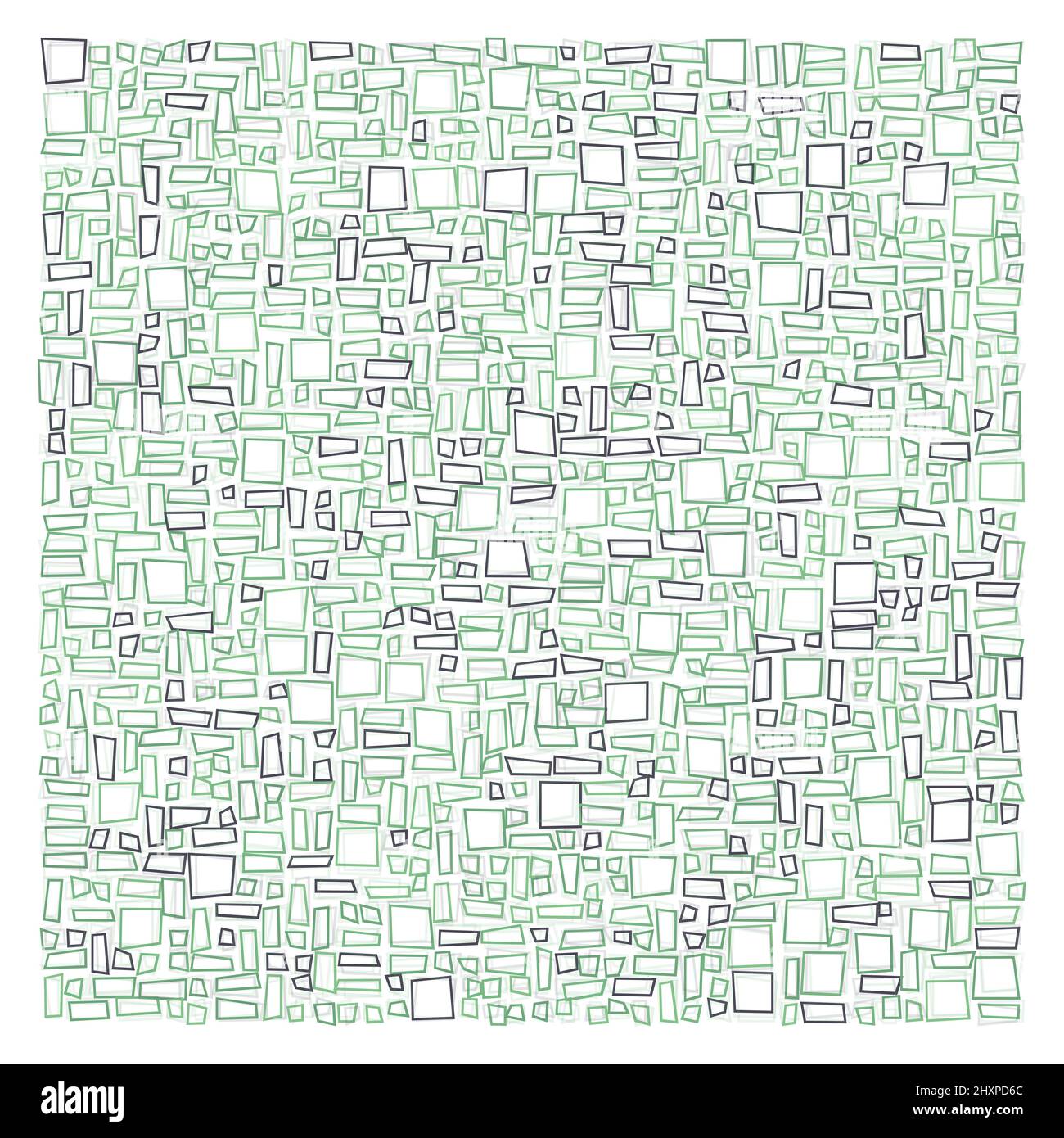 Abstract Offset Quads generative art background art illustration Stock ...