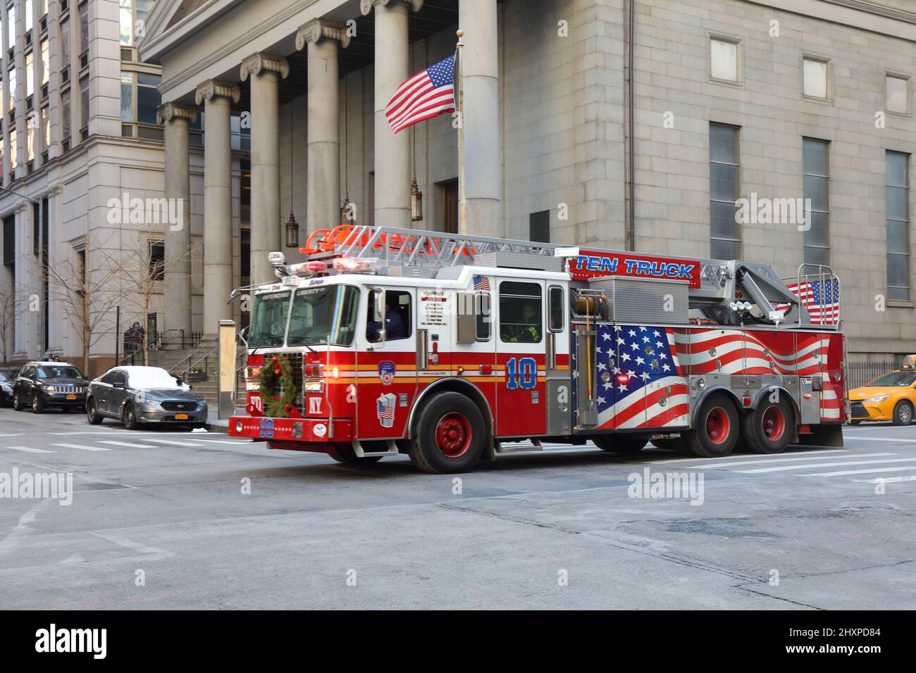 New York - Feuerwehrauto FDNY / New York - Fire truck FDNY Stock Photo ...