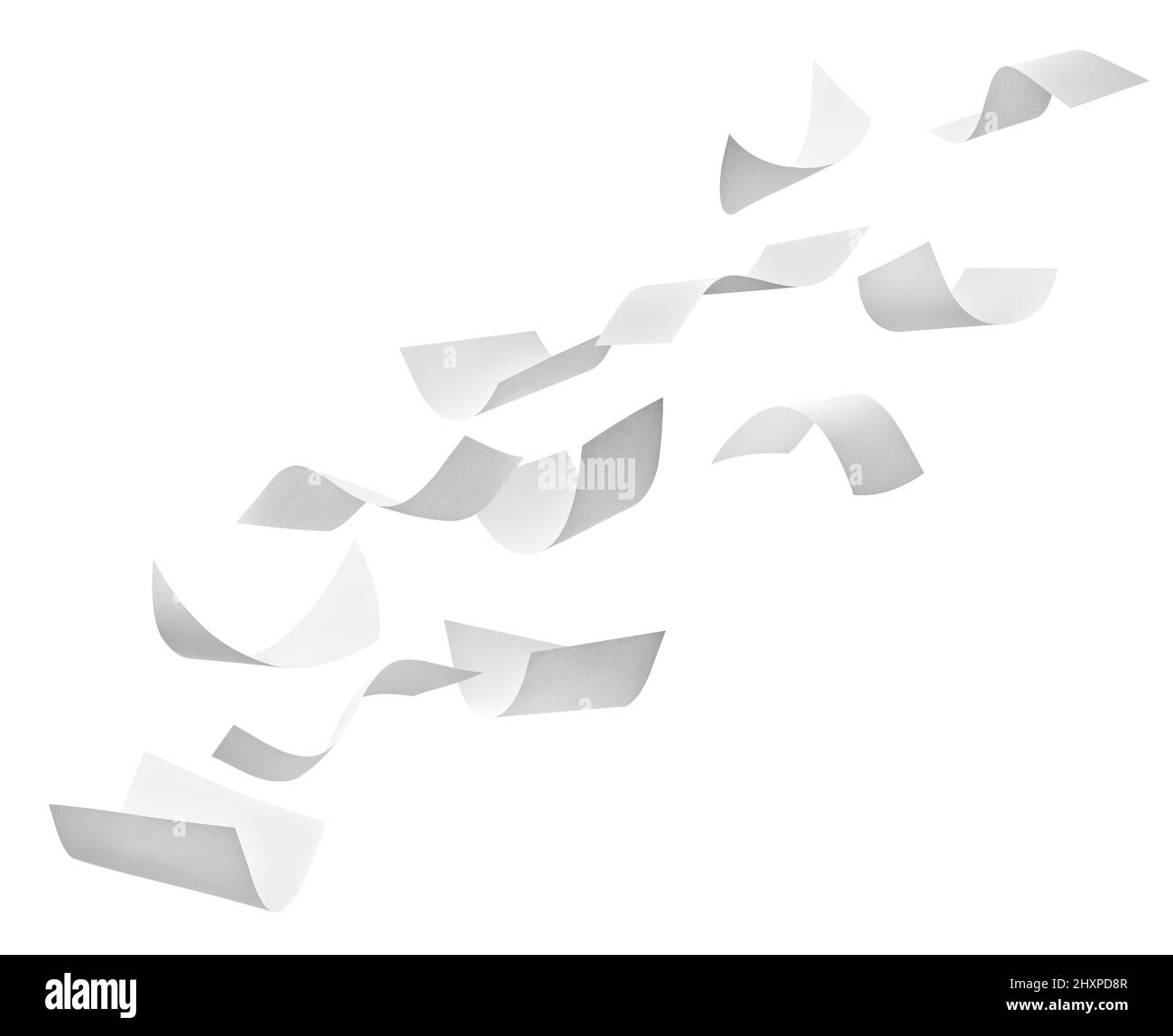 Flying papers Black and White Stock Photos & Images - Alamy