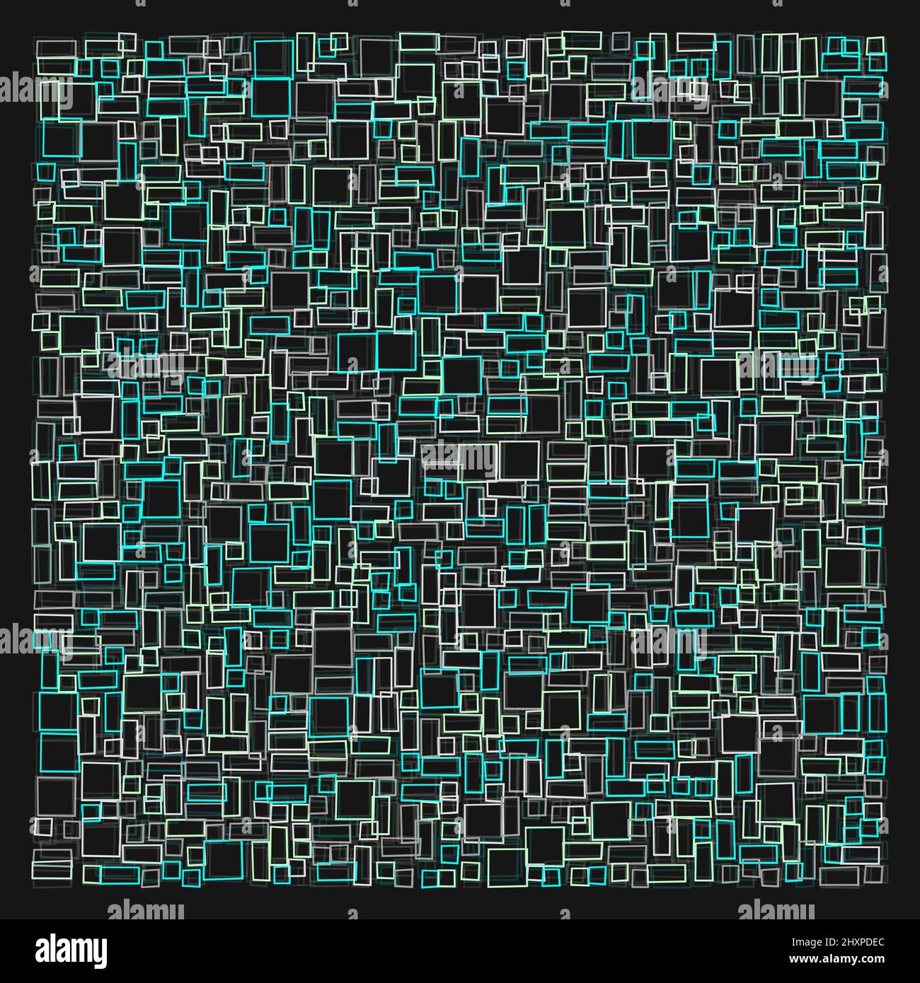 Abstract Offset Quads generative art background art illustration Stock ...