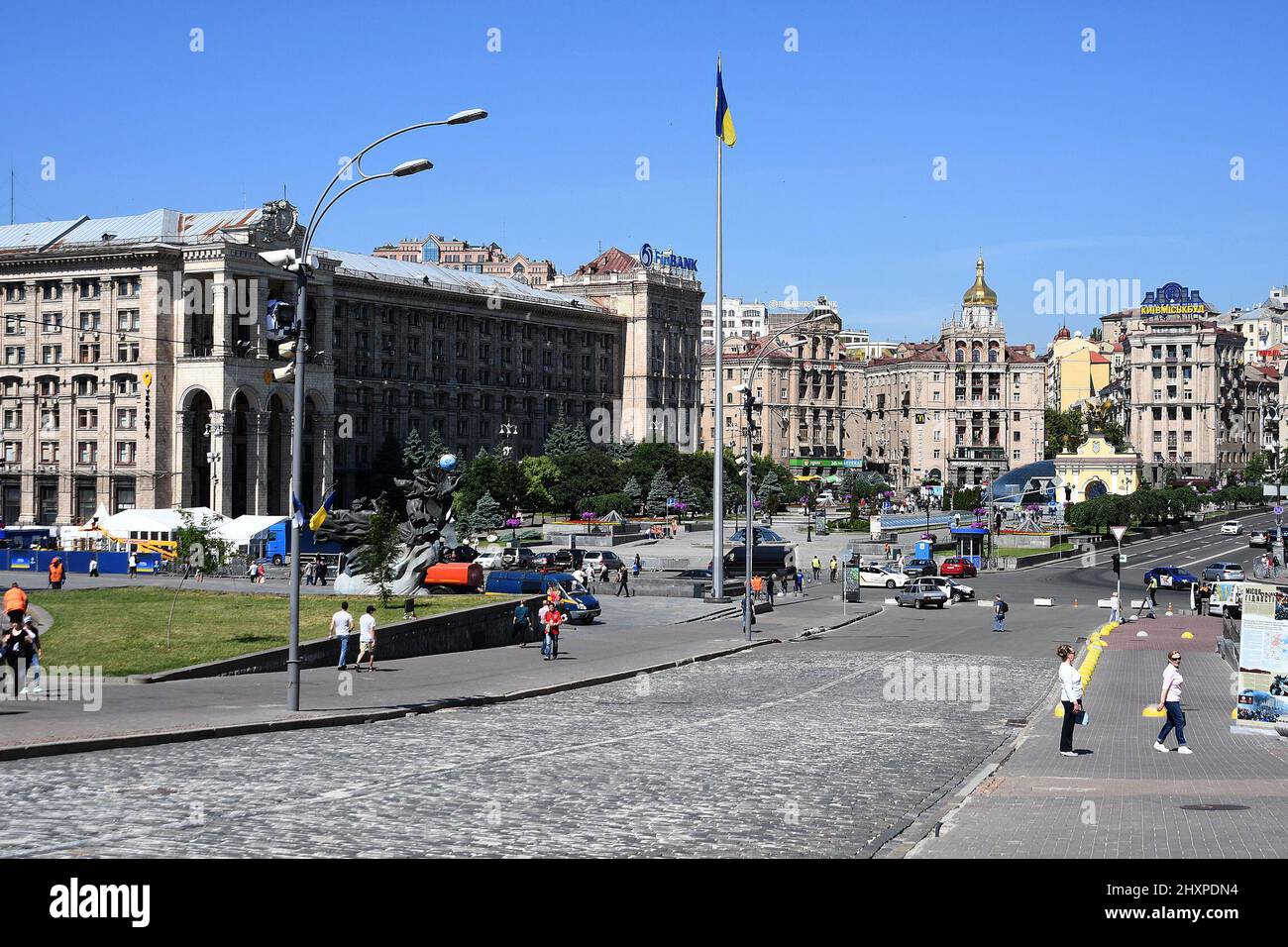 INDEPENDENCE SQUARE, KYIV, UKRAINE Stock Photo - Alamy