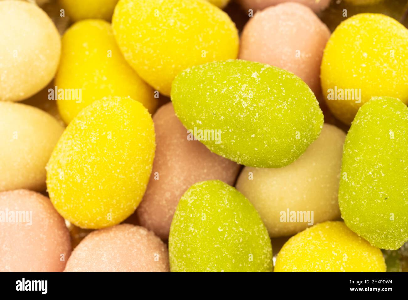 The Netherlands, March 2022. Fondant eggs on white background. High ...