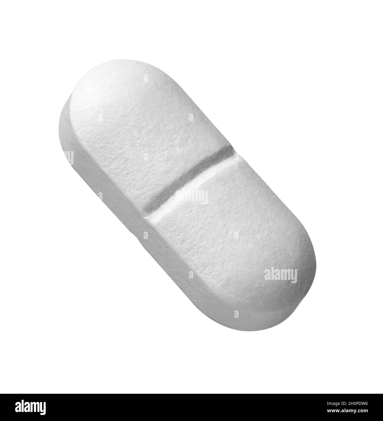 close up of a white pill on white background Stock Photo - Alamy
