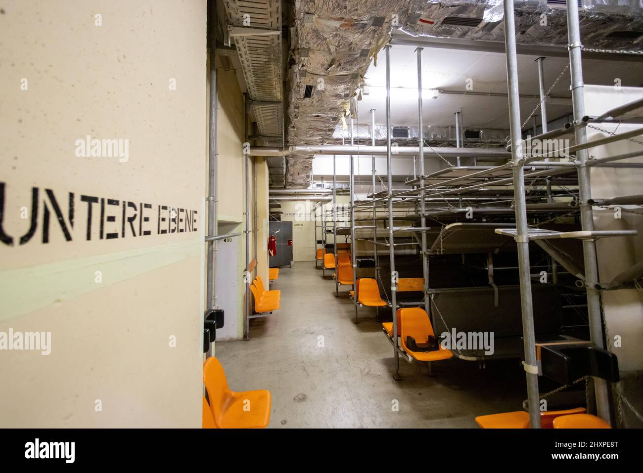 Nuremberg, Germany. 13th Mar, 2022. The recreation and sleeping room in ...