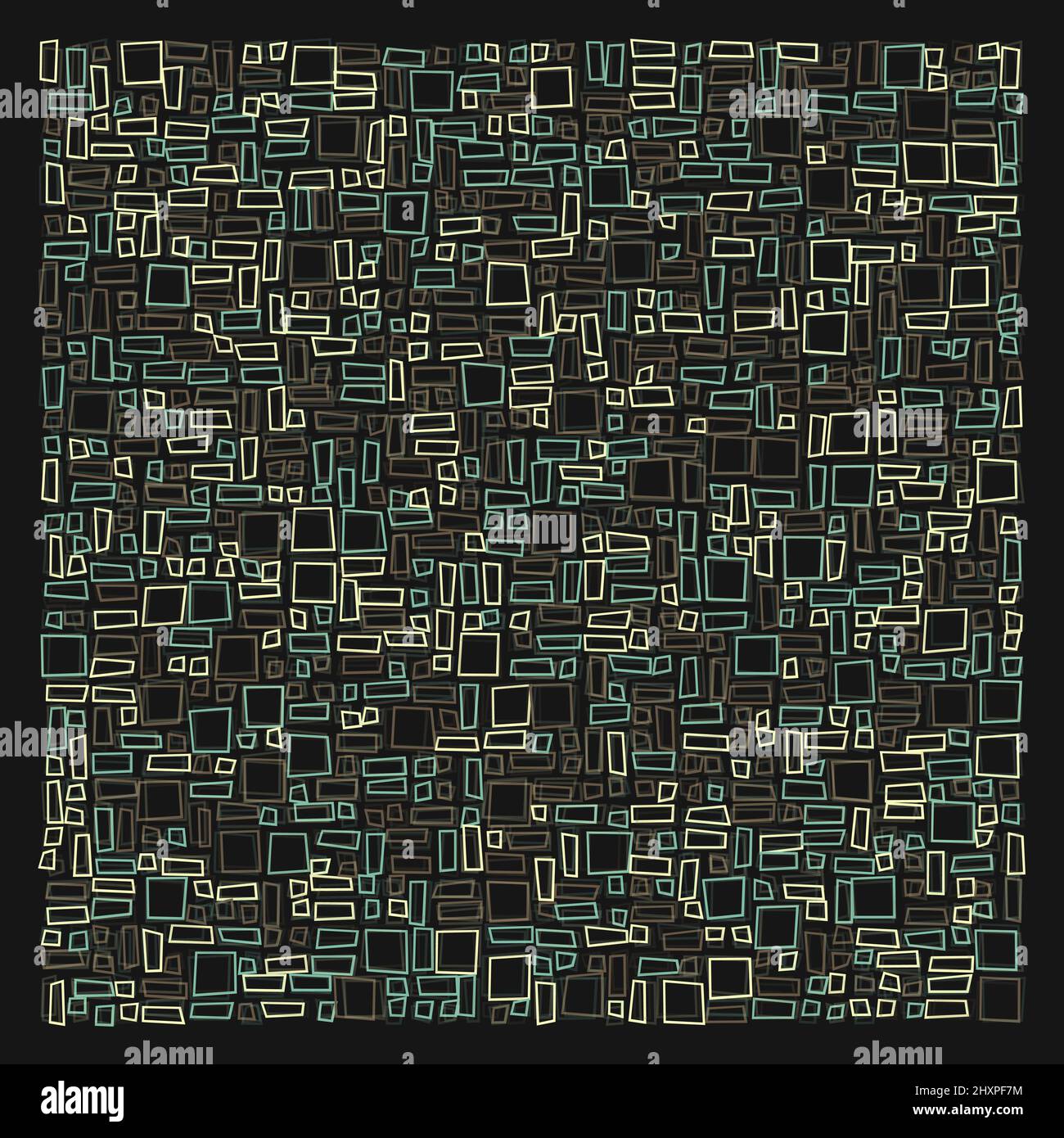 Abstract Offset Quads generative art background art illustration Stock ...