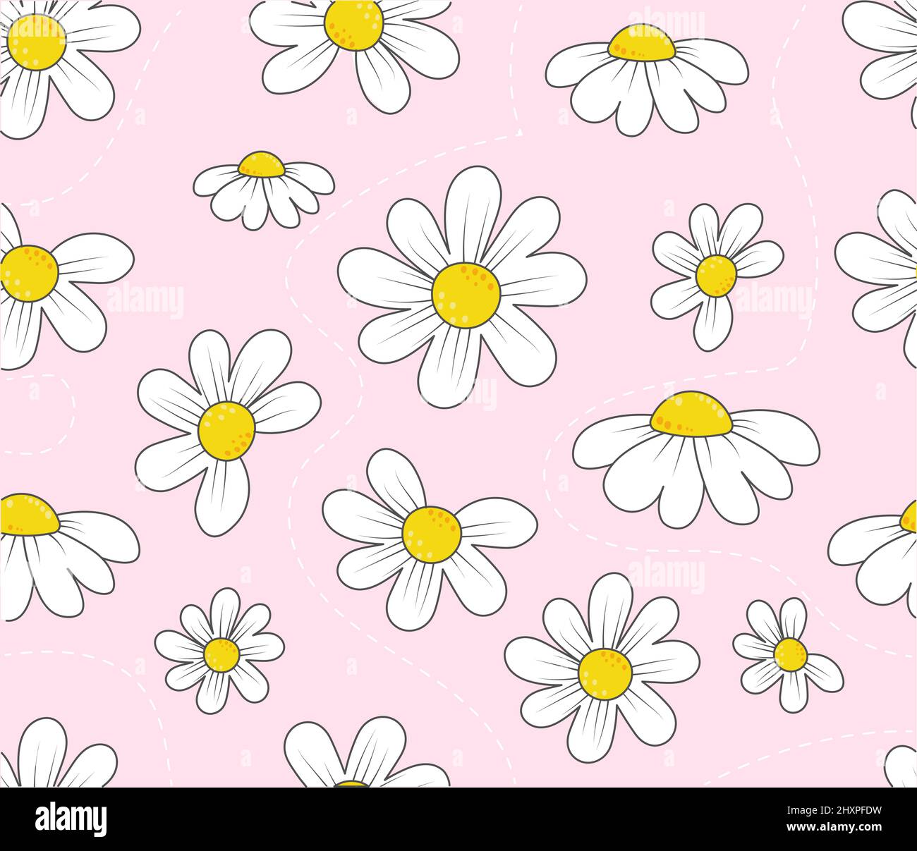 Daisy pattern concept Stock Vector Image & Art - Alamy
