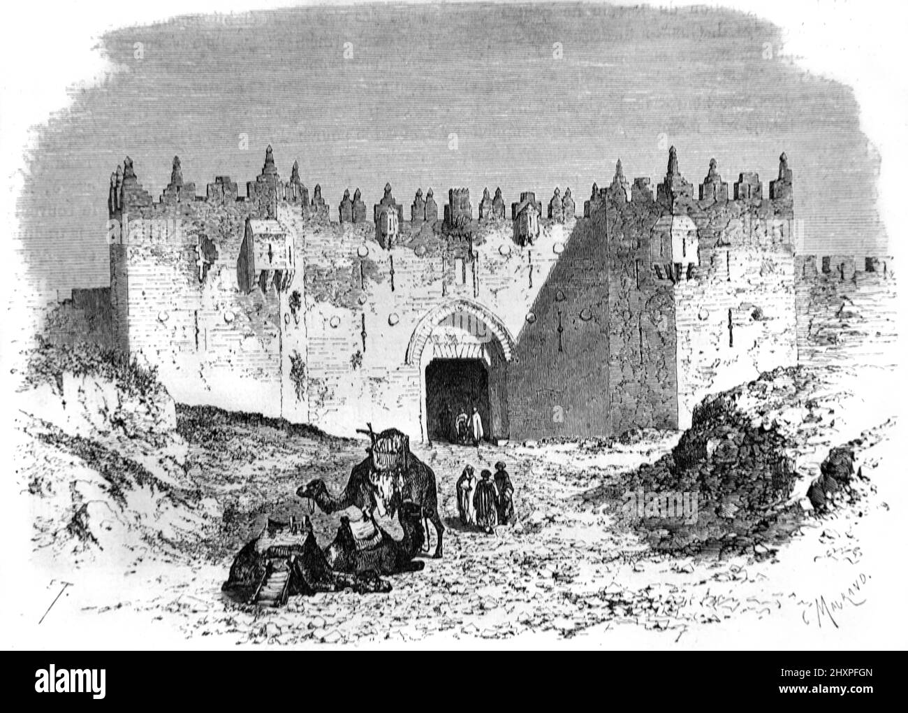 Damascus gate jerusalem hi-res stock photography and images - Alamy