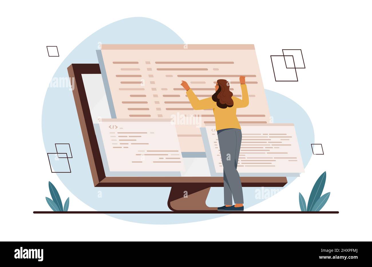 Programming and engineering development Stock Vector Image & Art - Alamy