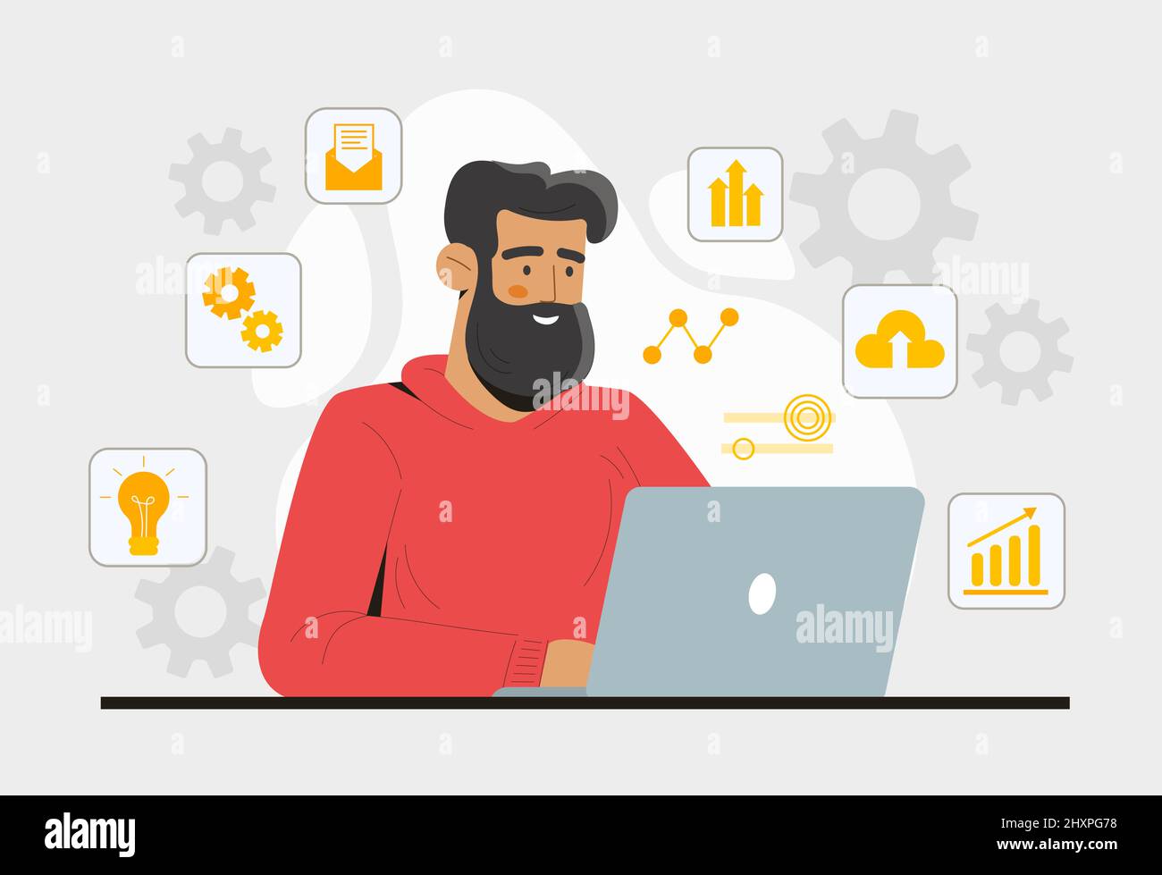 Software development concept Stock Vector Image & Art - Alamy