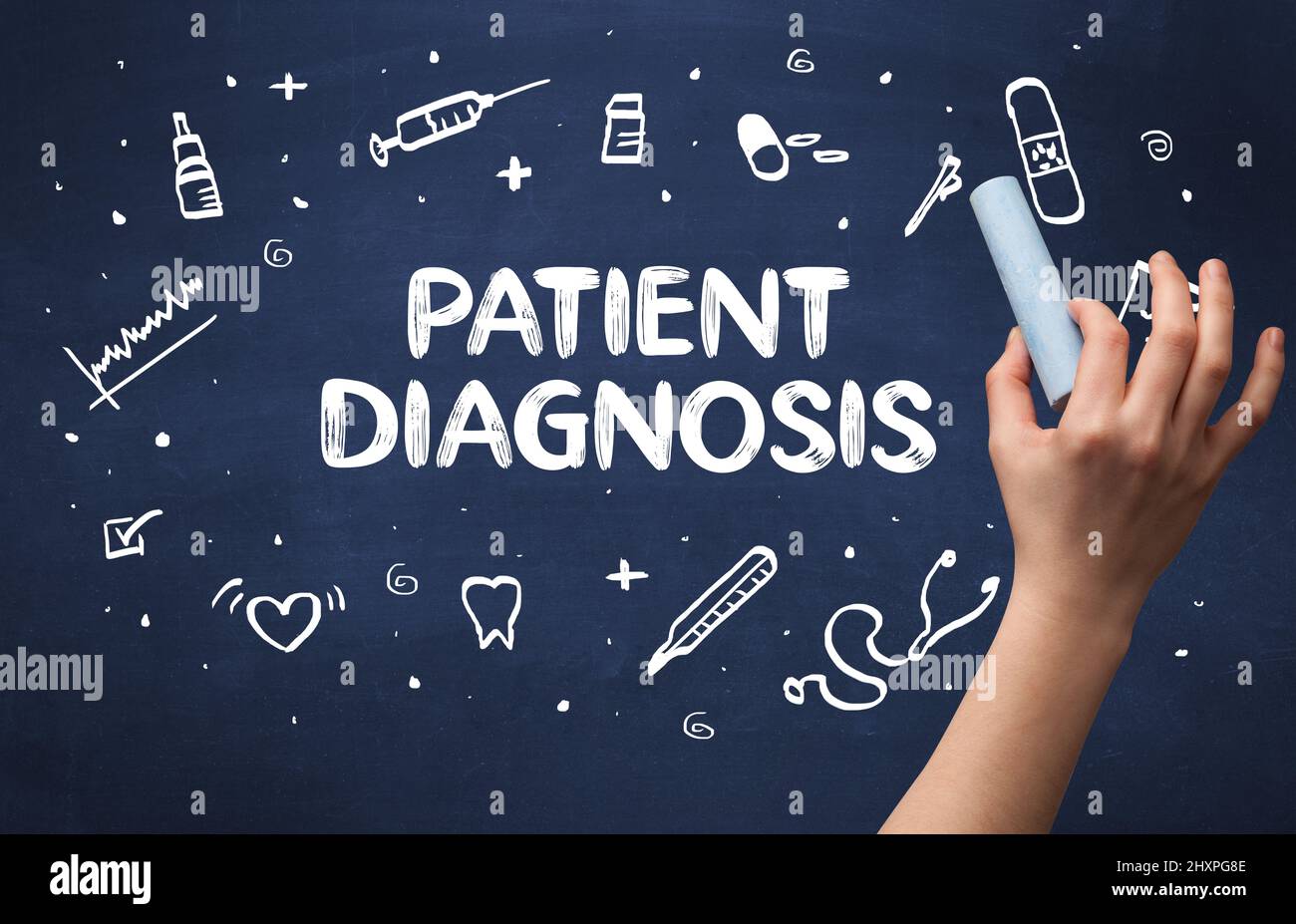 Hand drawing medical concept concept Stock Photo - Alamy