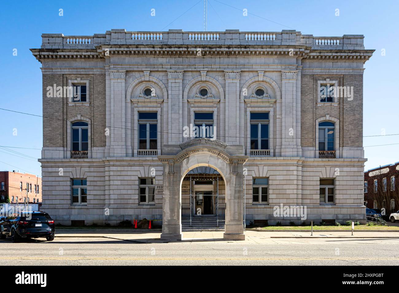 Selma, Alabama, USA-March 1, 2022: Exterior of the Federal Building and ...