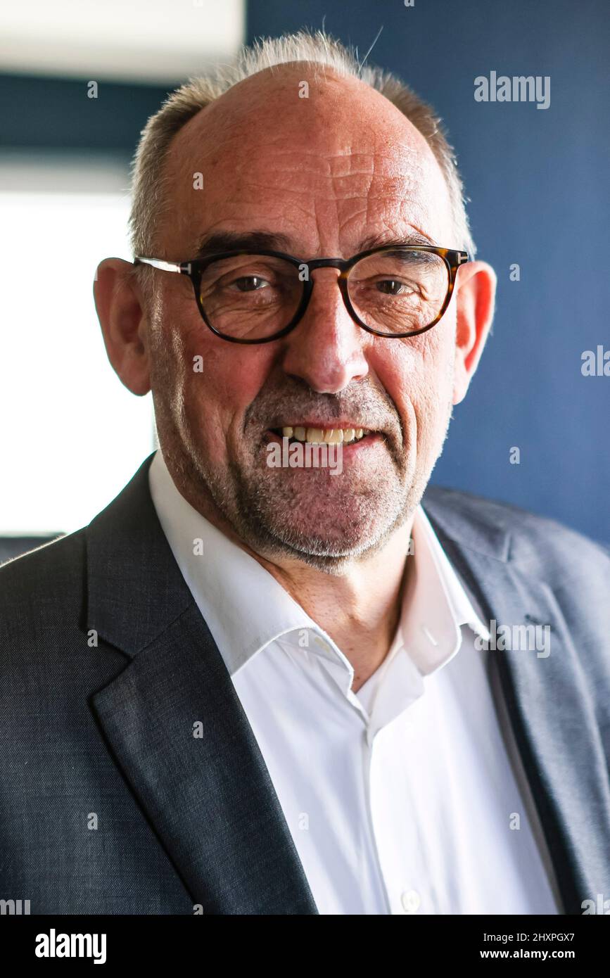 Flensburg, Germany. 14th Mar, 2022. Detlef Scheele, head of the Federal ...