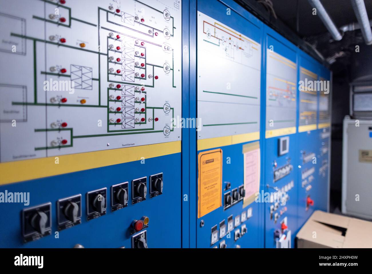 Nuremberg, Germany. 13th Mar, 2022. A switchgear for air and power ...