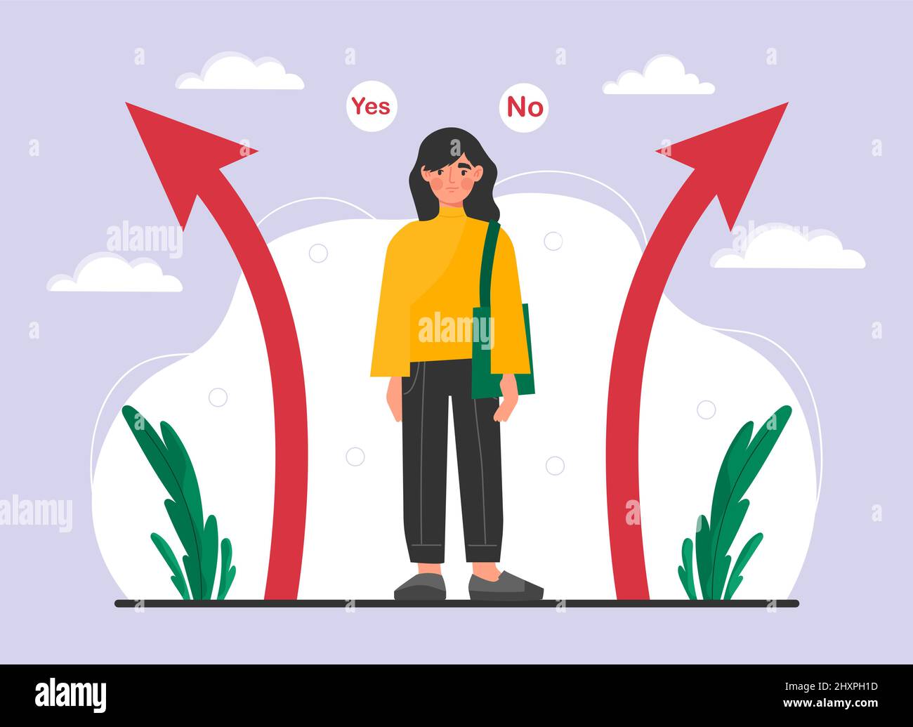 Decision making concept Stock Vector Image & Art - Alamy