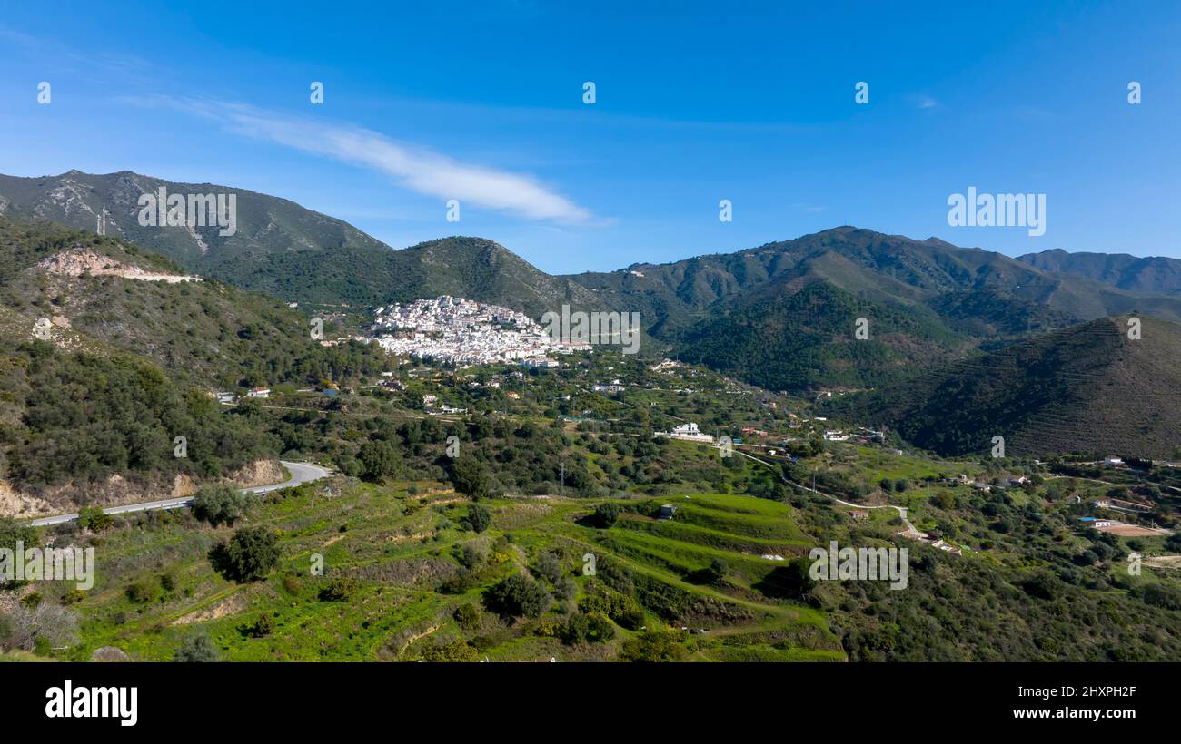 Aerial view of ojen hi-res stock photography and images - Alamy