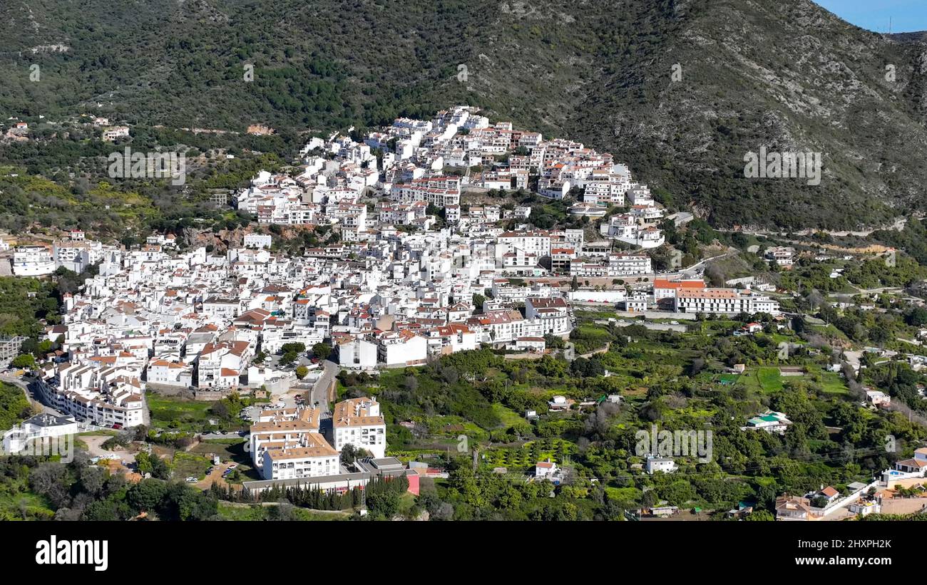 Aerial view of ojen hi-res stock photography and images - Alamy