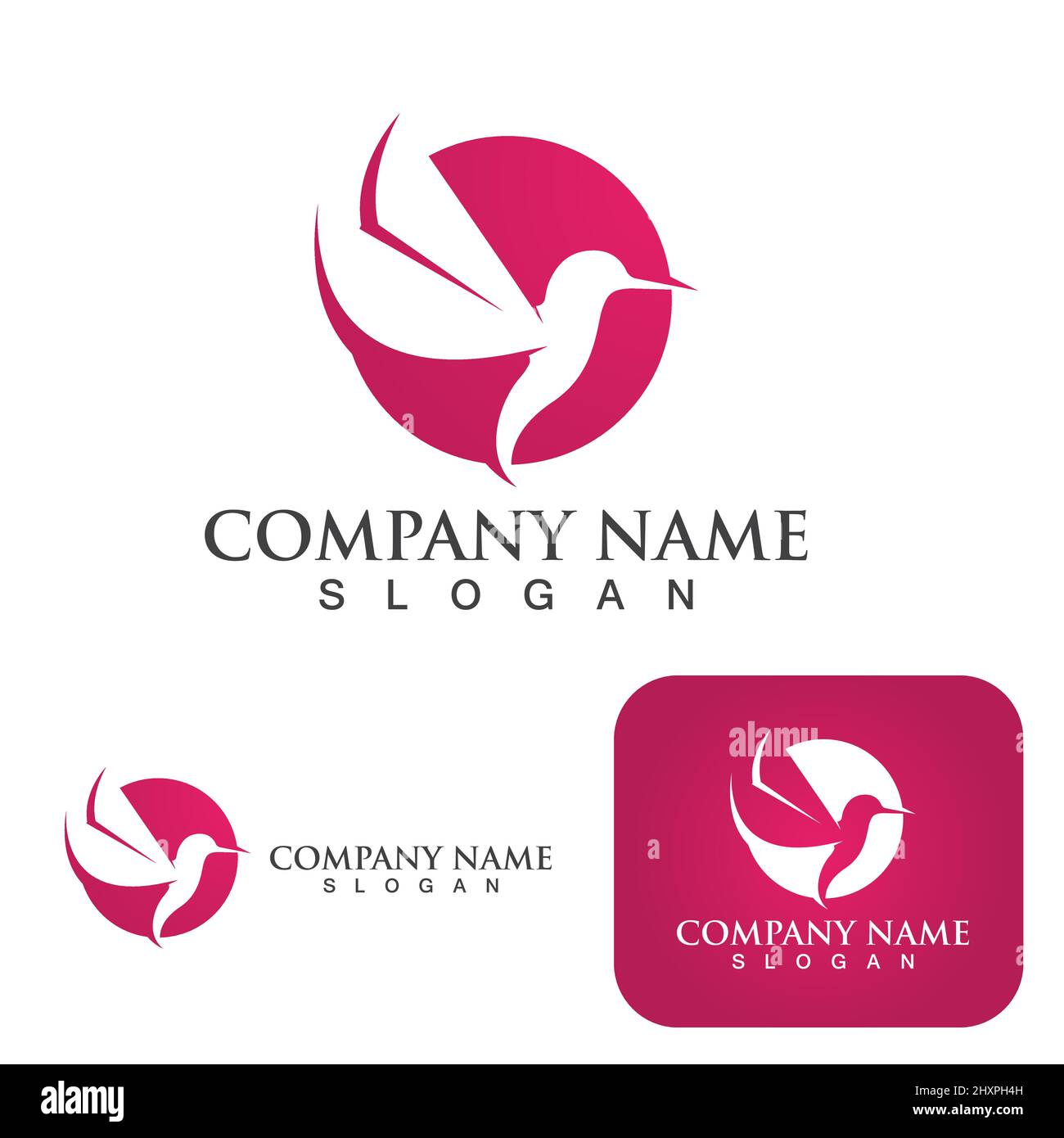 Bird wing Dove Logo Template vector illustration Stock Vector Image ...