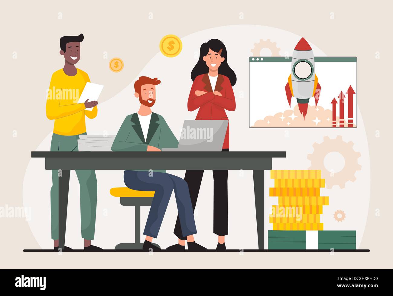 Sales managers concept Stock Vector Image & Art - Alamy