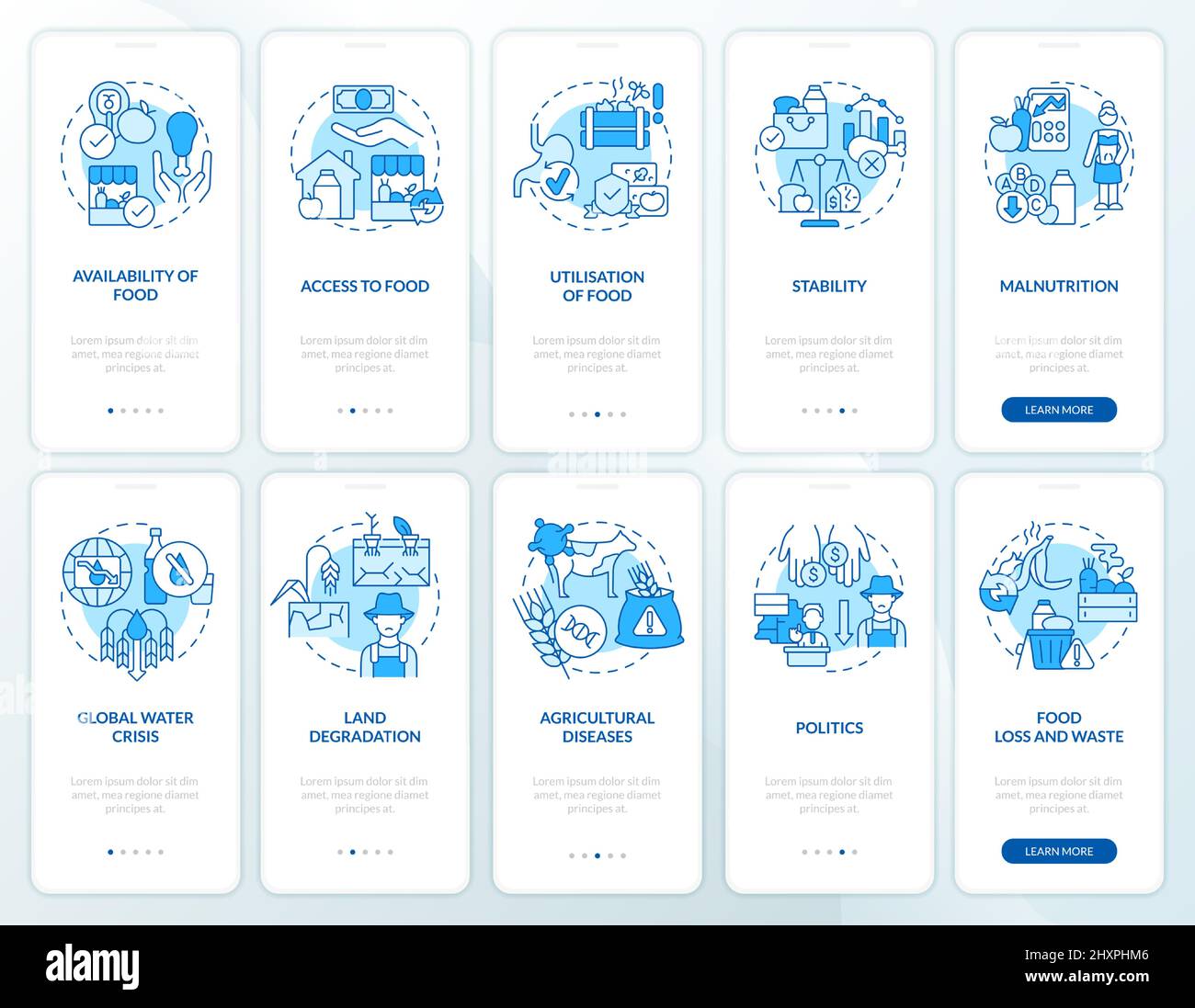 Digital food security Stock Vector Images - Alamy