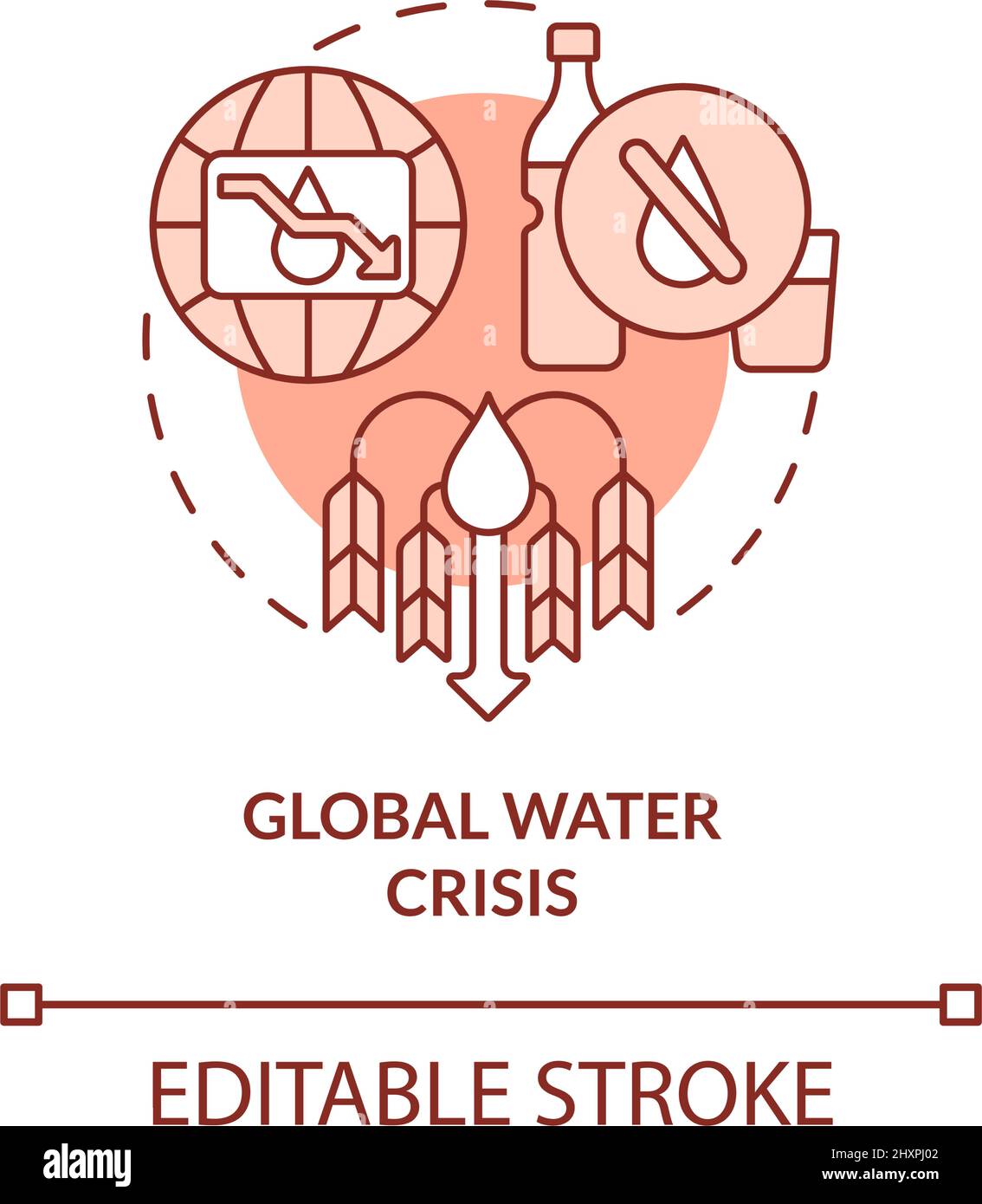 Water scarcity infographic Stock Vector Images - Alamy