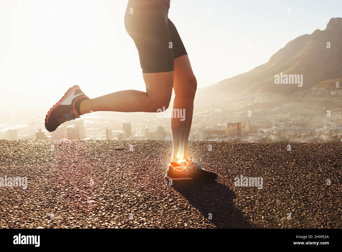 Running feet xray hi-res stock photography and images - Alamy