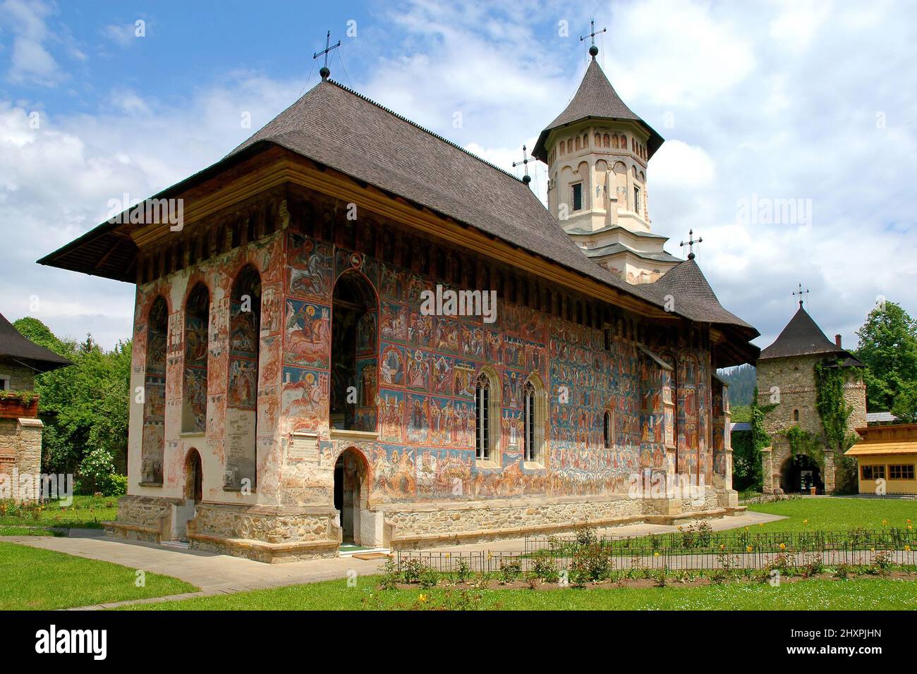Moldovitsa Monastery, Suceava County, Moldavia, Romania: One of the ...