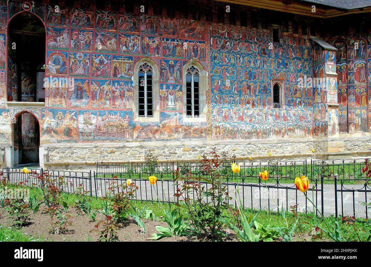 Moldovitsa Monastery, Suceava County, Moldavia, Romania: One of the ...