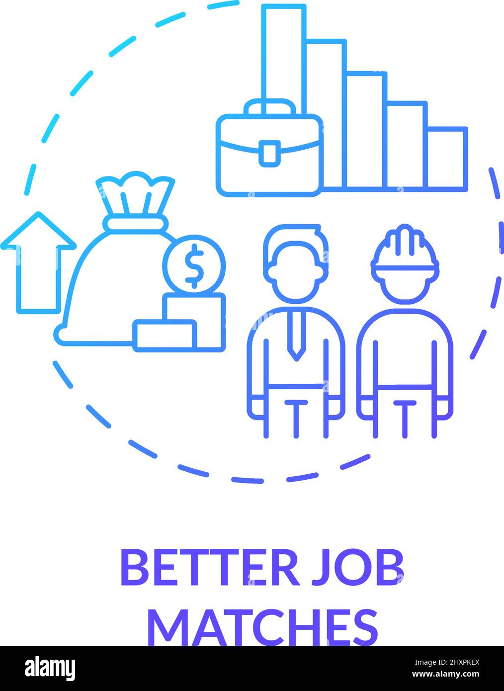 Employment pathway Stock Vector Images - Alamy