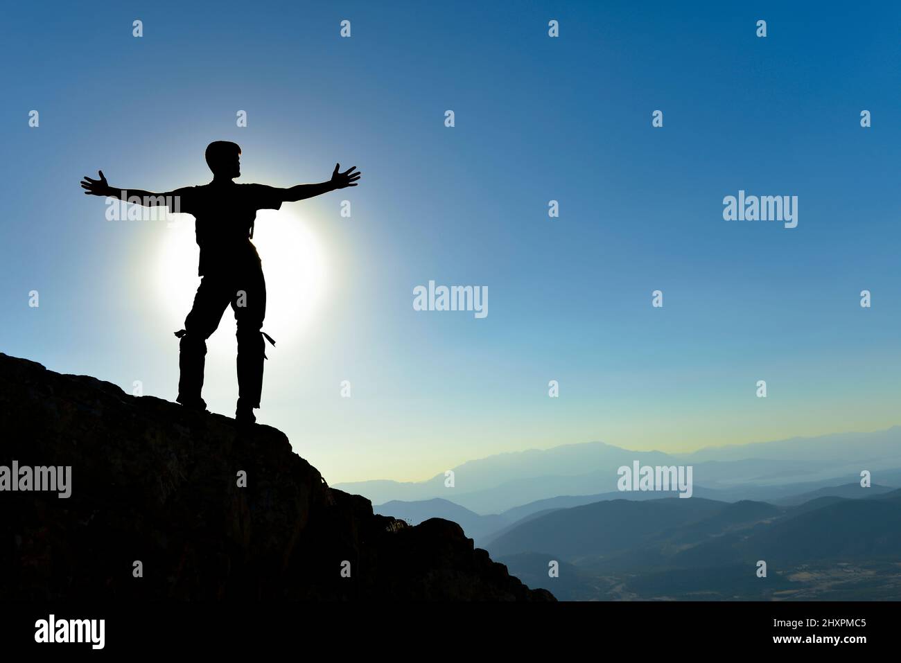 upright posture of a successful and determined person Stock Photo - Alamy