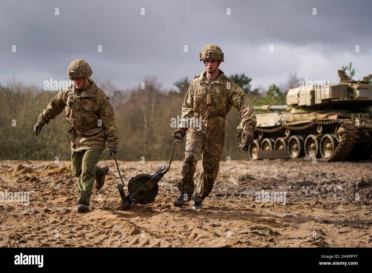 Army engineers take part in the Royal Electrical and Mechanical ...
