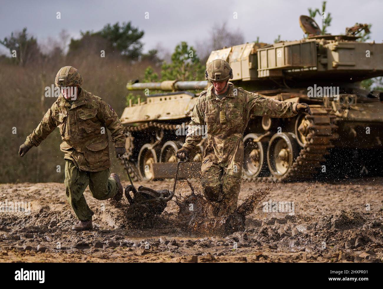 Army engineers take part in the Royal Electrical and Mechanical ...
