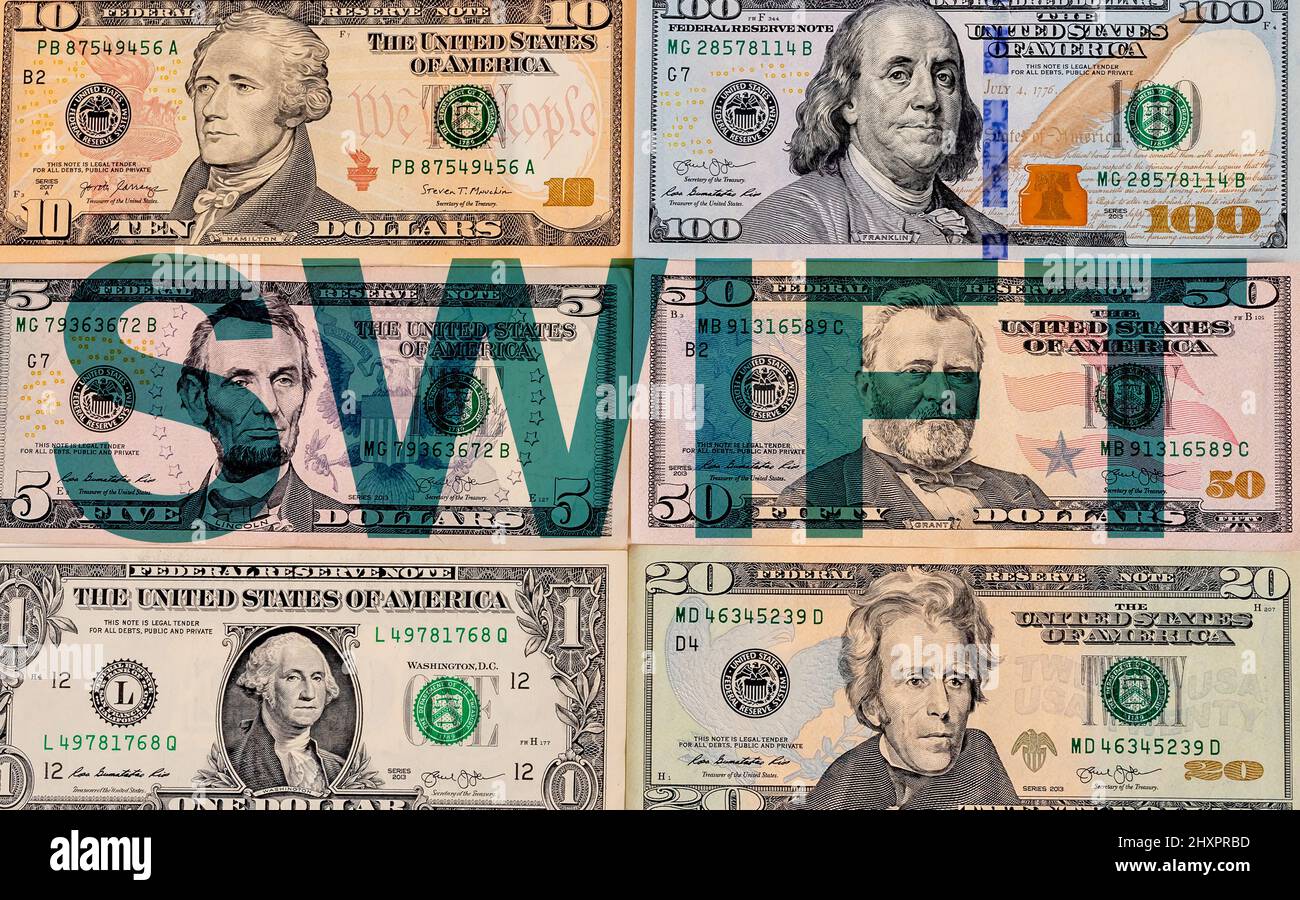 SWIFT acronym. Word, international bank system. photo Stock Photo - Alamy