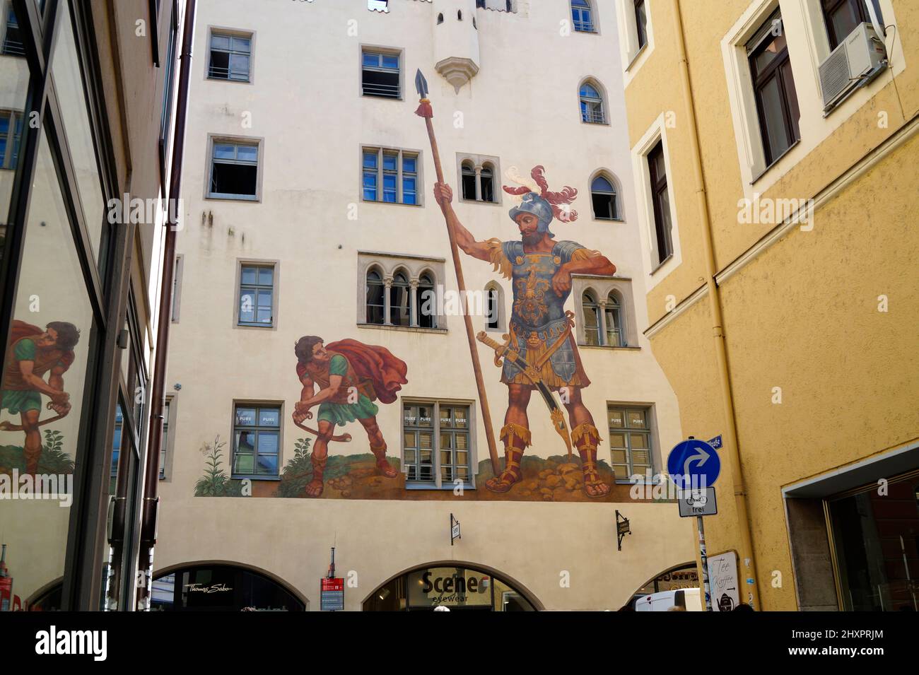the medieval city of Regensburg located at the Danube’s northernmost ...