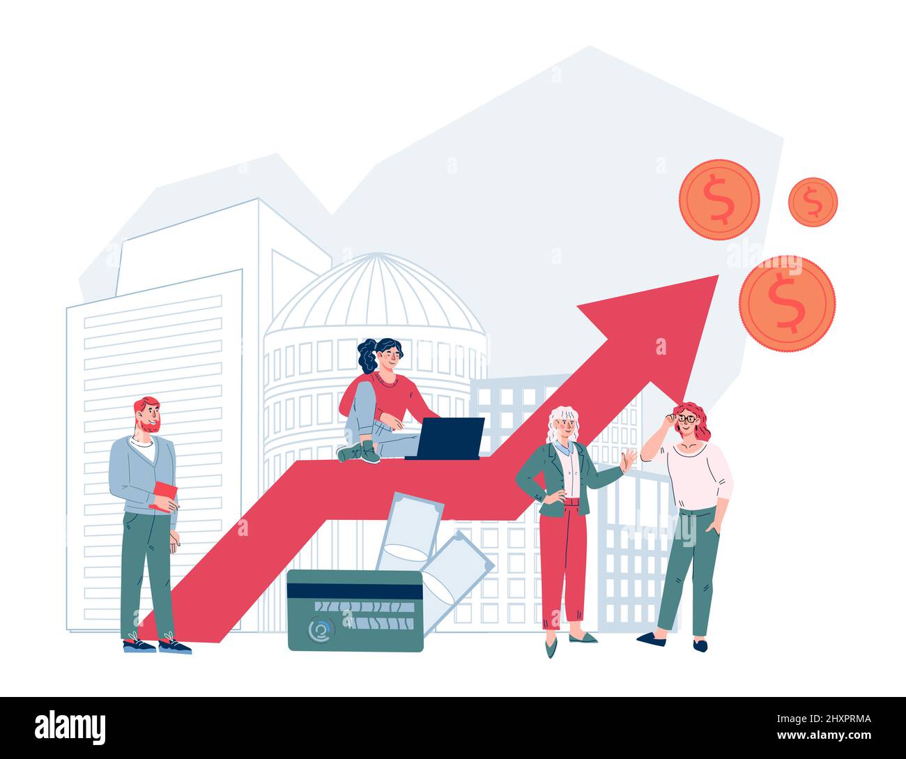Success profit business company Stock Vector Images - Alamy