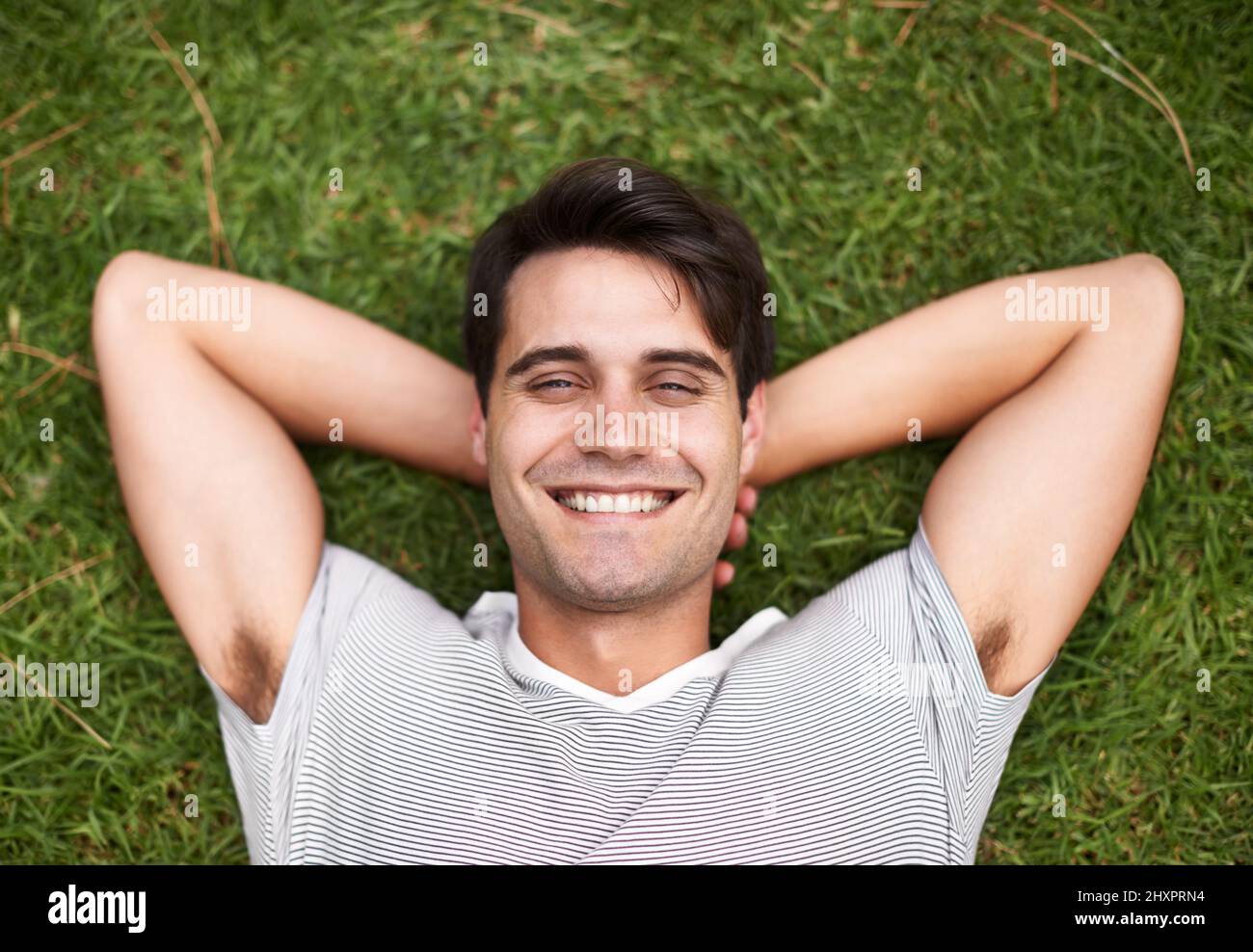 Man high angle portrait hi-res stock photography and images - Alamy