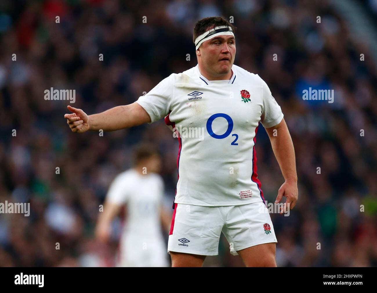LONDON, ENGLAND - MARCH 12: Jamie George of England during Guinness six ...