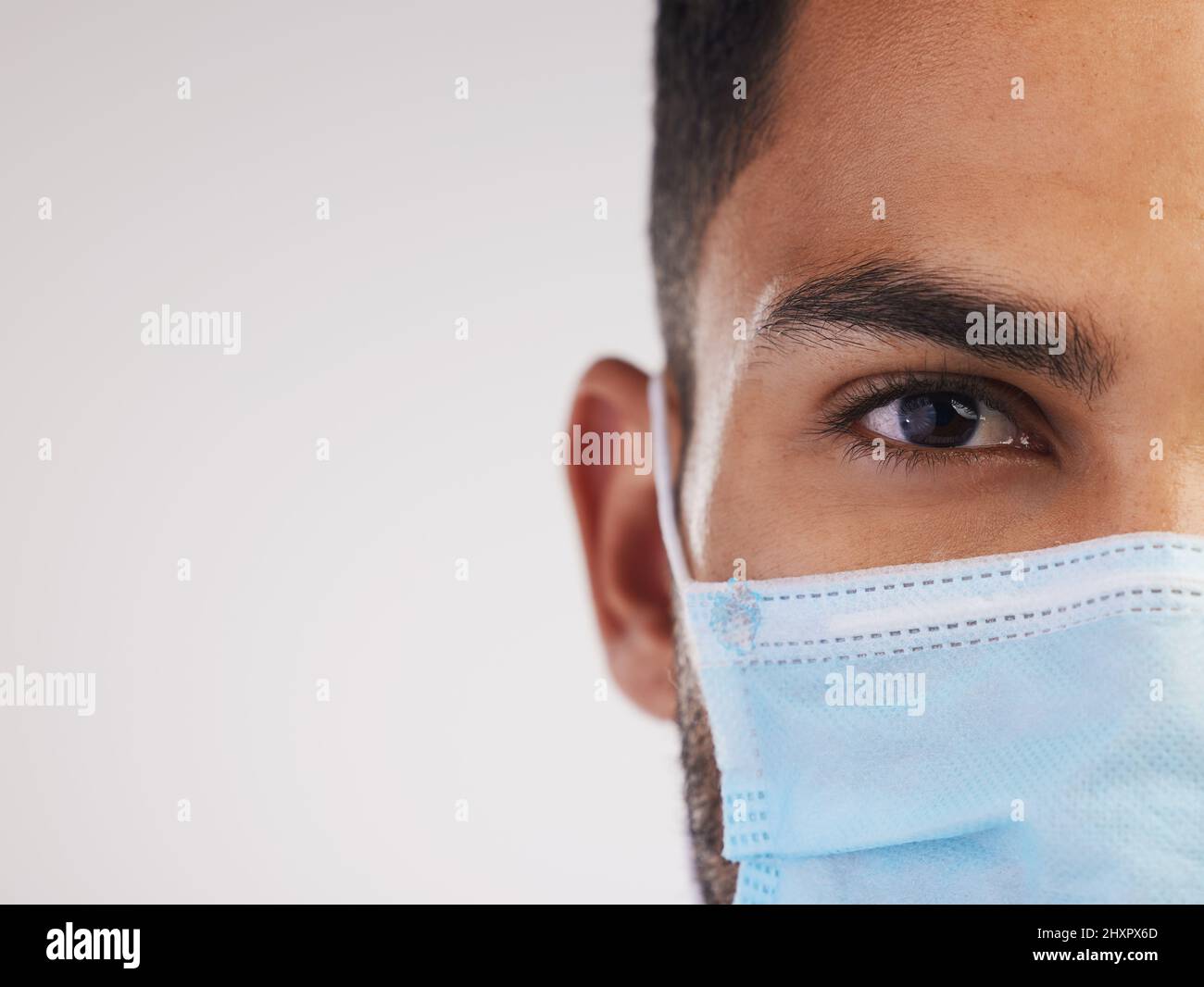 Wear your mask because no one is invincible. Cropped shot of an ...